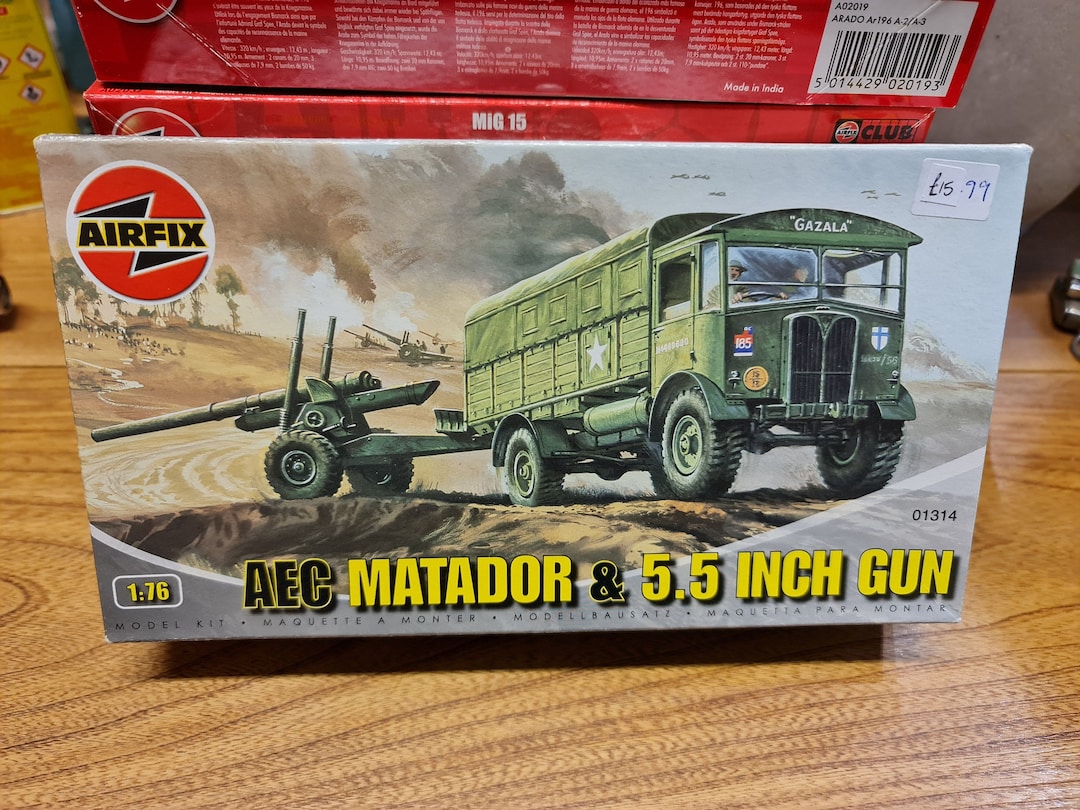Airfix Model Kit AEC Matador & 5.5 Inch Gun 01314 - Etsy