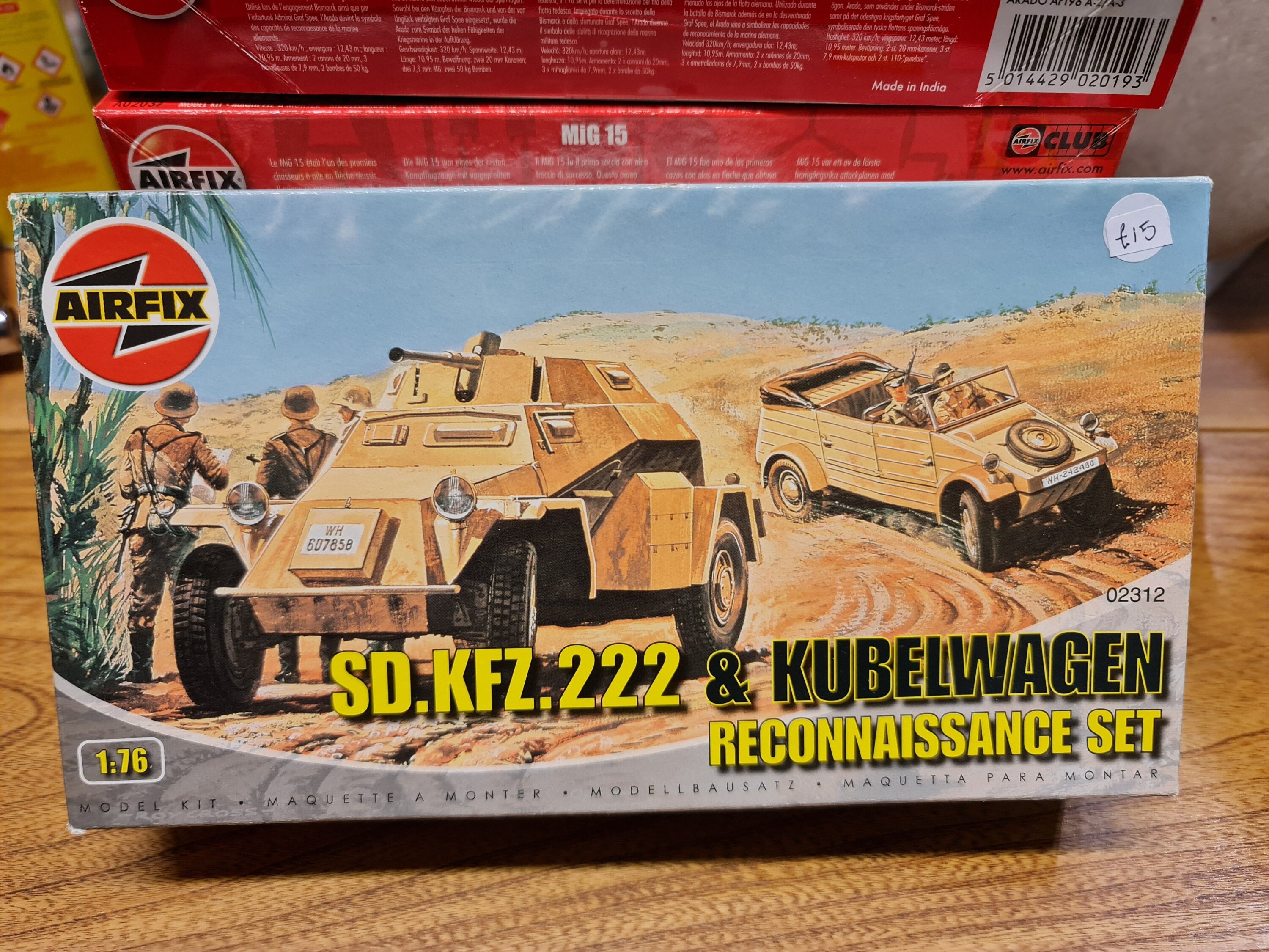 Airfix Model Kit SD.KFZ.222 & Kubelwagon Reconnaissance Set 02312 - Etsy