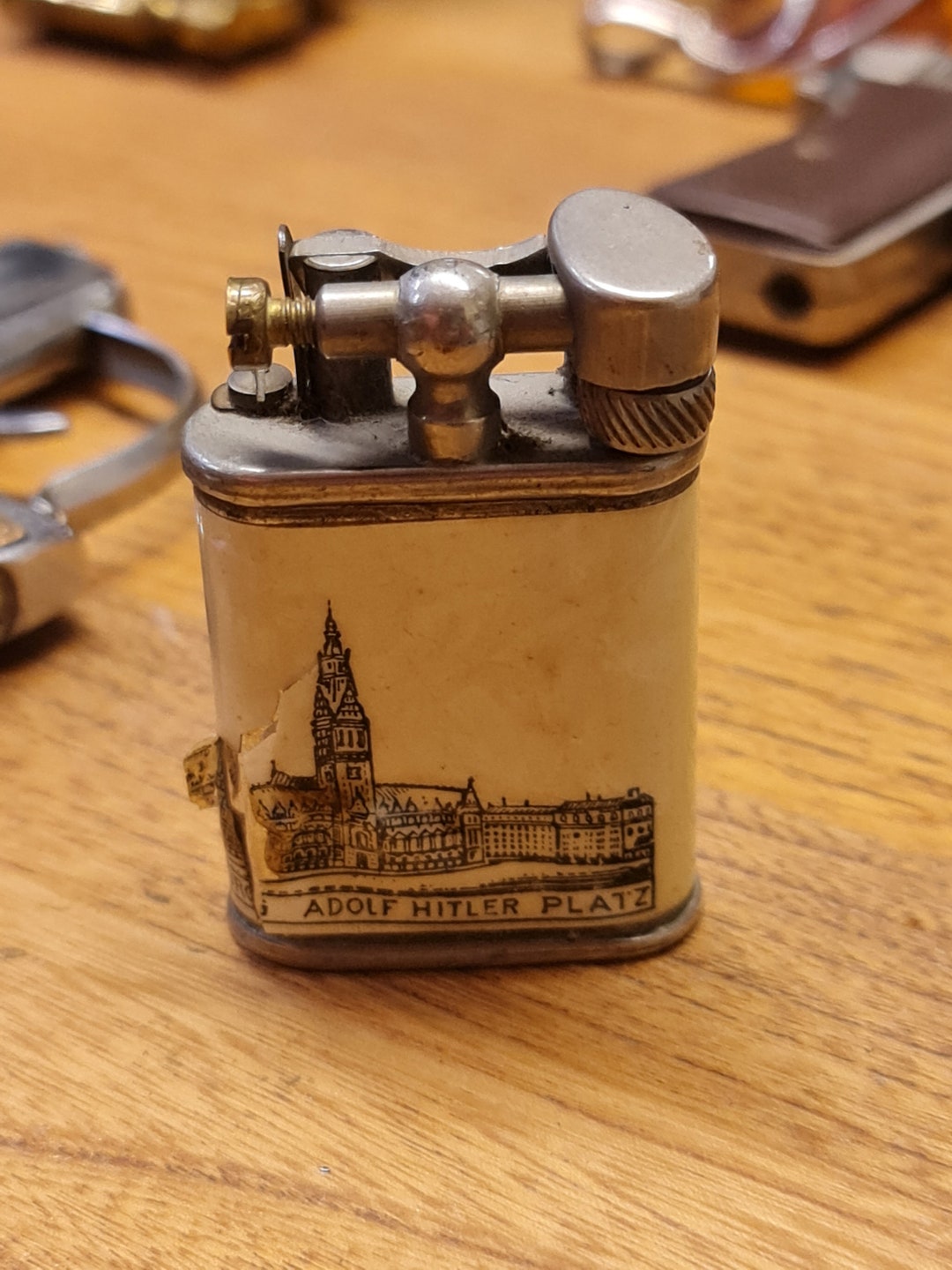 1930's German Adolf Hitler Platz Lighter From Hamburg - Etsy