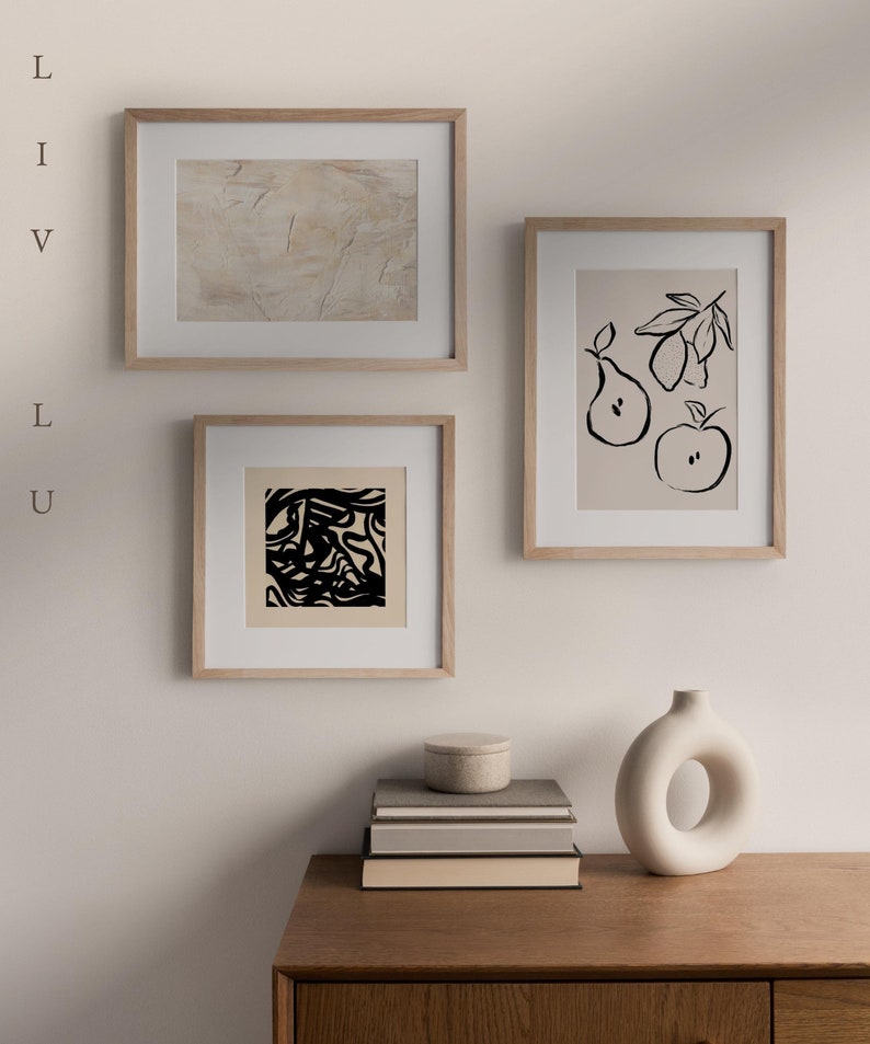 Eclectic Collection No.5 Gallery Wall Art Set of 3 Vintage - Etsy
