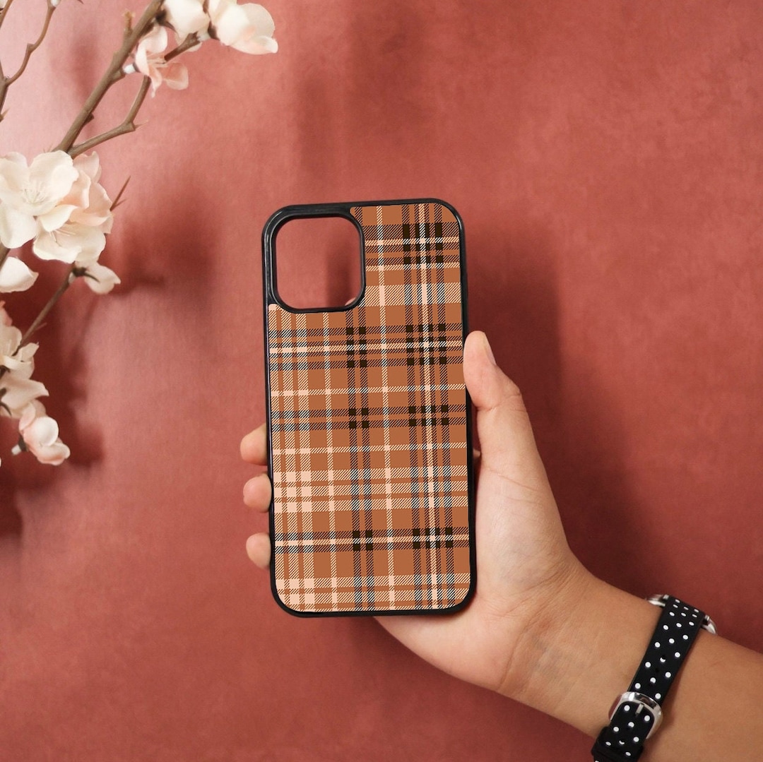 Fall Plaid iPhone 15 Pro Max, Plaid iPhone 14 Pro Max, Fall Checker ...