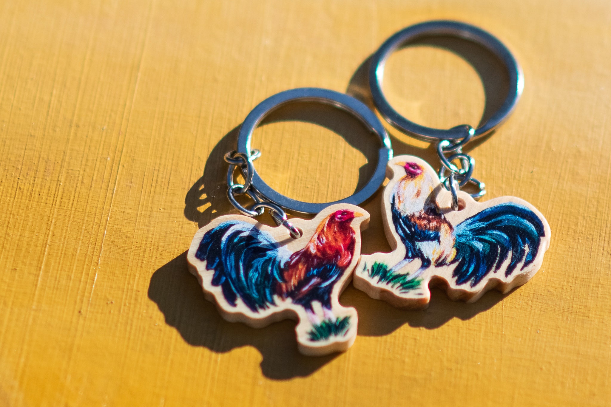 Gallos Finos Keychain - Etsy