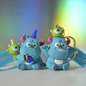 Monsters Inc 3D Characters Keychains - Etsy