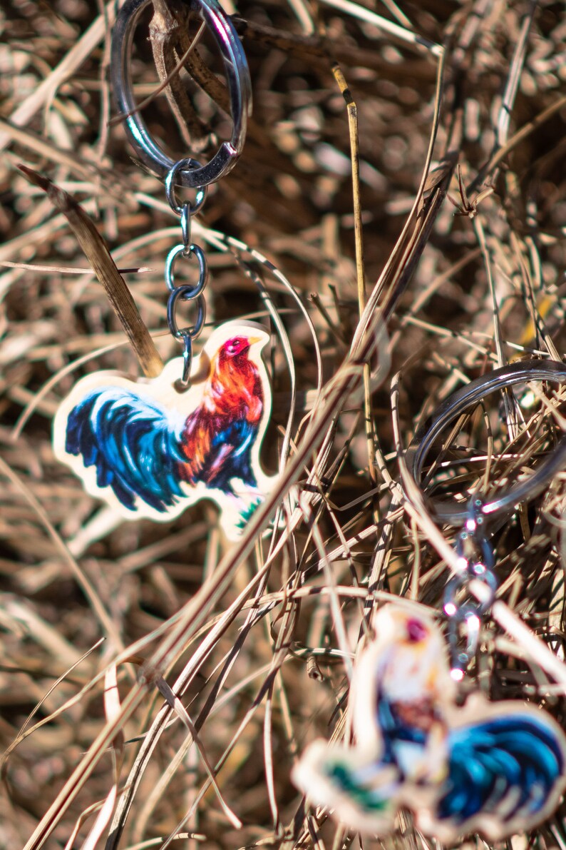 Gallos Finos Keychain - Etsy