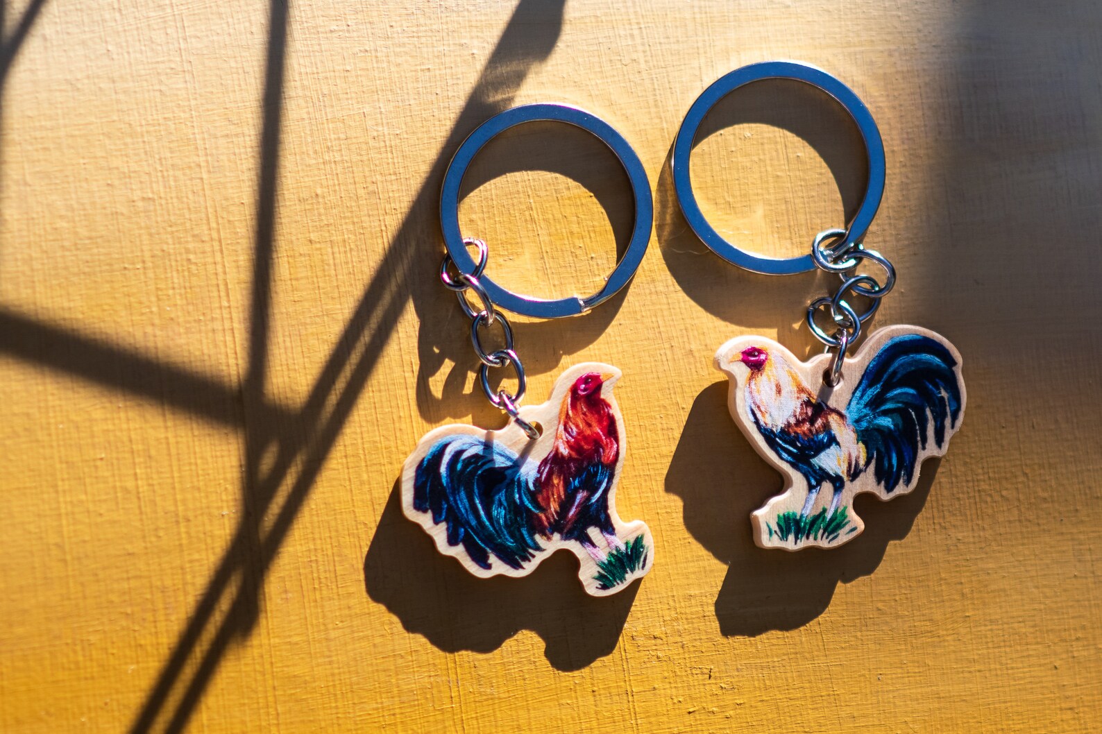 Gallos Finos Keychain - Etsy
