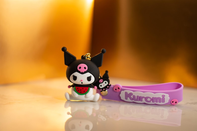 Sanrio Kuromi PT1 3D Characters Keychains - Etsy