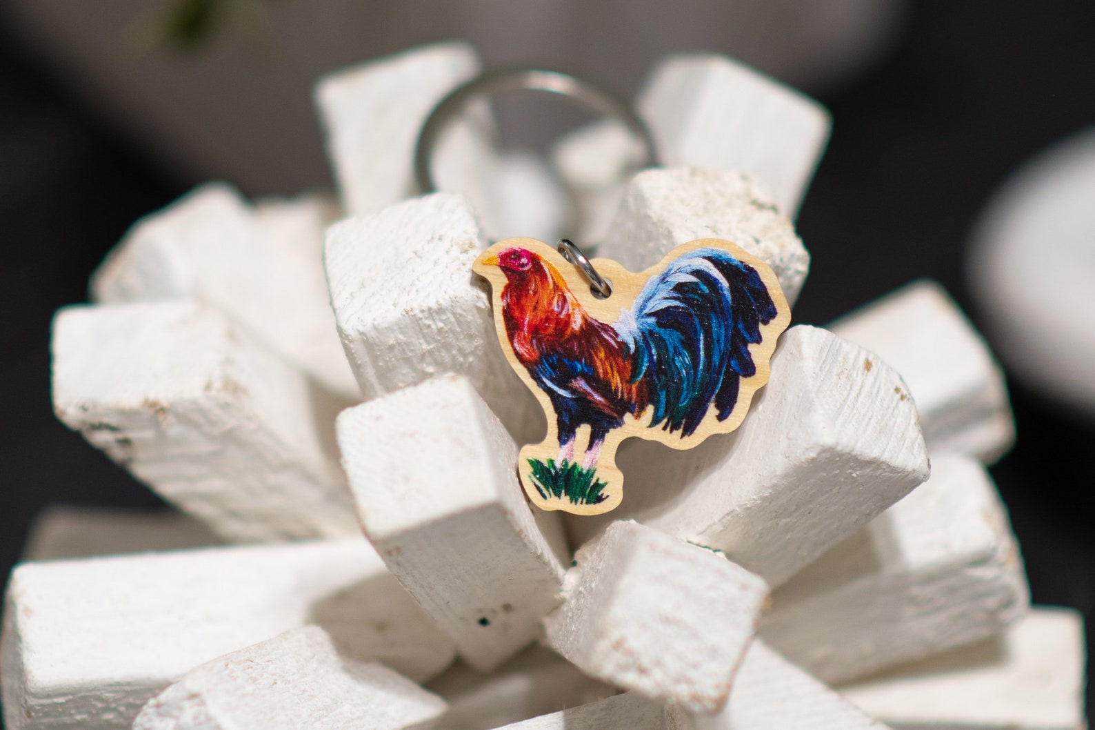 Gallos Finos Keychain - Etsy
