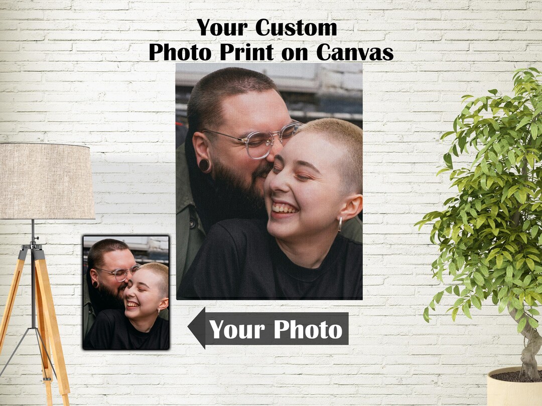 Personalized Photo Print on Canvas - Unique Home Decor, Wall Art - Etsy UK