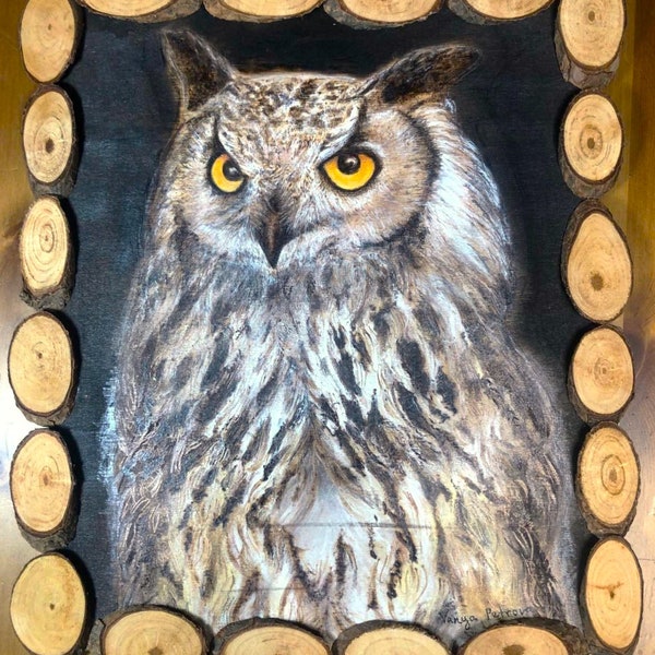 Owl Pyrography - Etsy