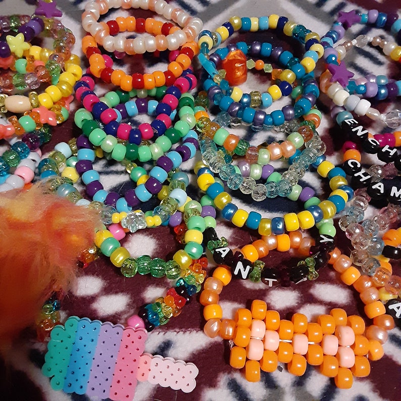 50 Lot Kandi Bracelets - Etsy