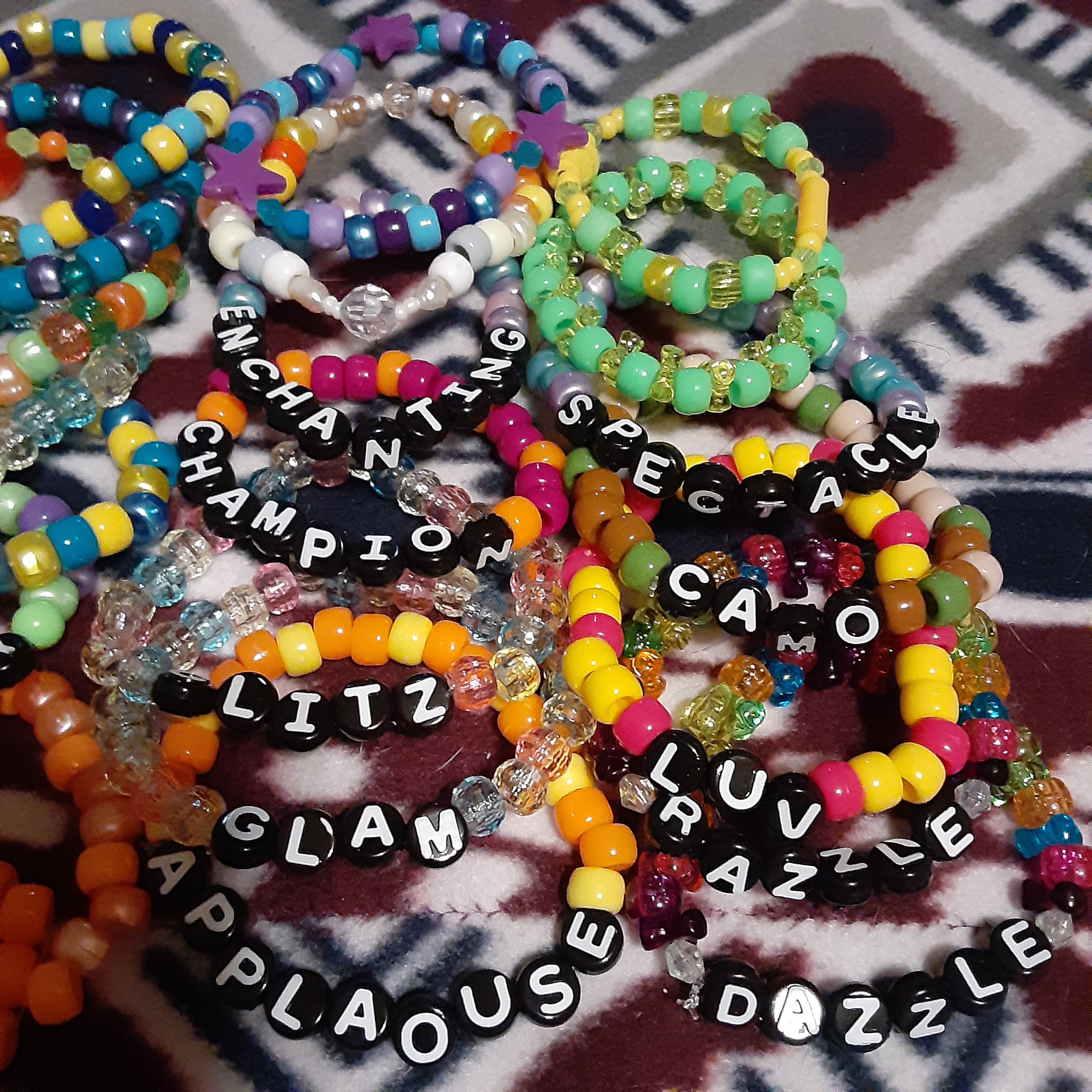 50 Lot Kandi Bracelets - Etsy