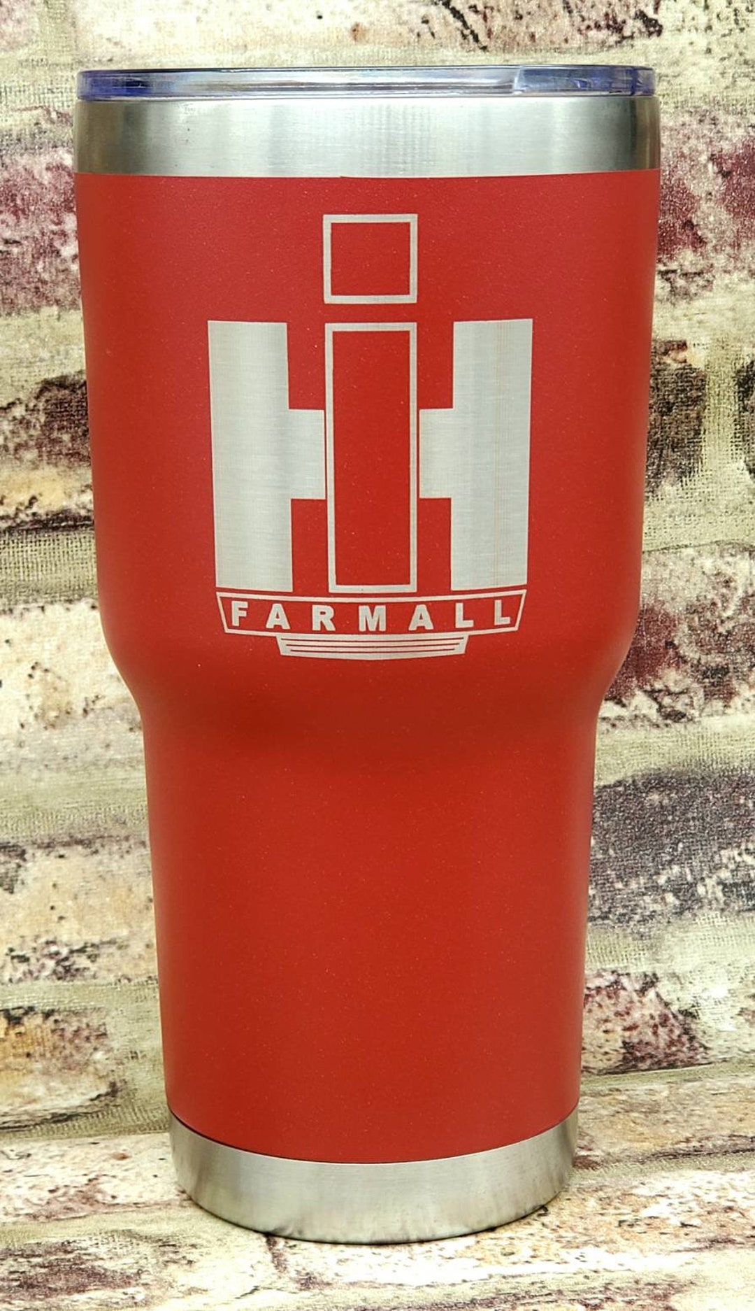 Case IH Farmall Tractor Insulated Laser Engraved Tumbler Cup 12oz is a ...
