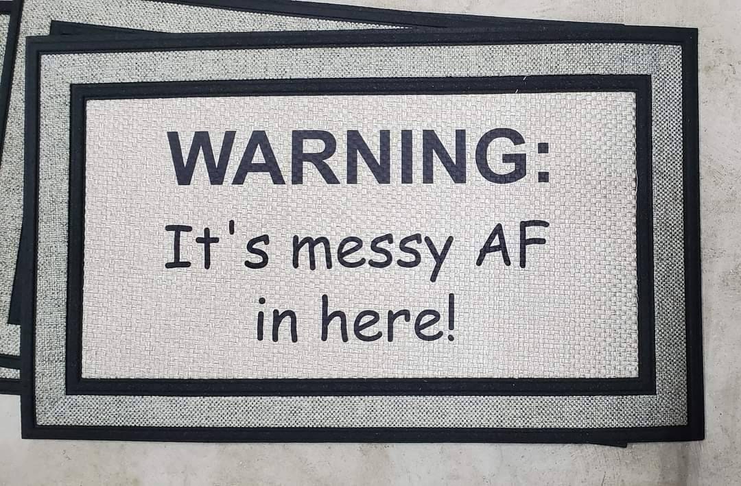 Warning It is Messy AF in Here With Name Heavy Duty No Peeling or Mess ...