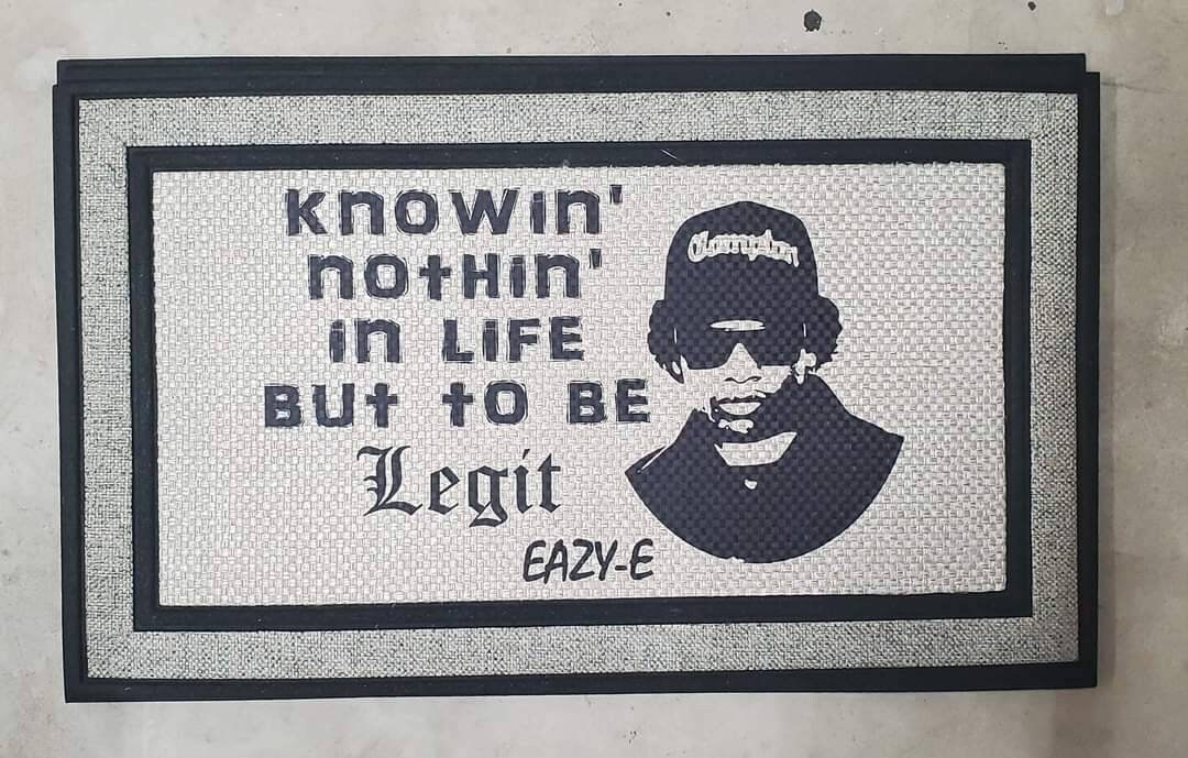 Eazy-e NWA Funny Door Mat Heavy Duty No Peeling or Mess Rubber - Etsy