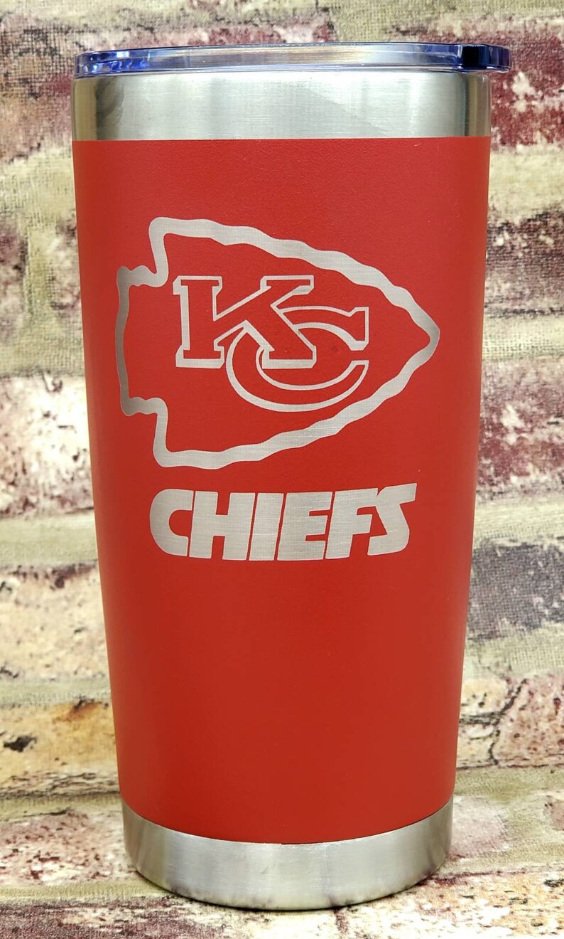 Kansas City Chiefs Football Tailgate Insulated Precision Laser Engraved ...