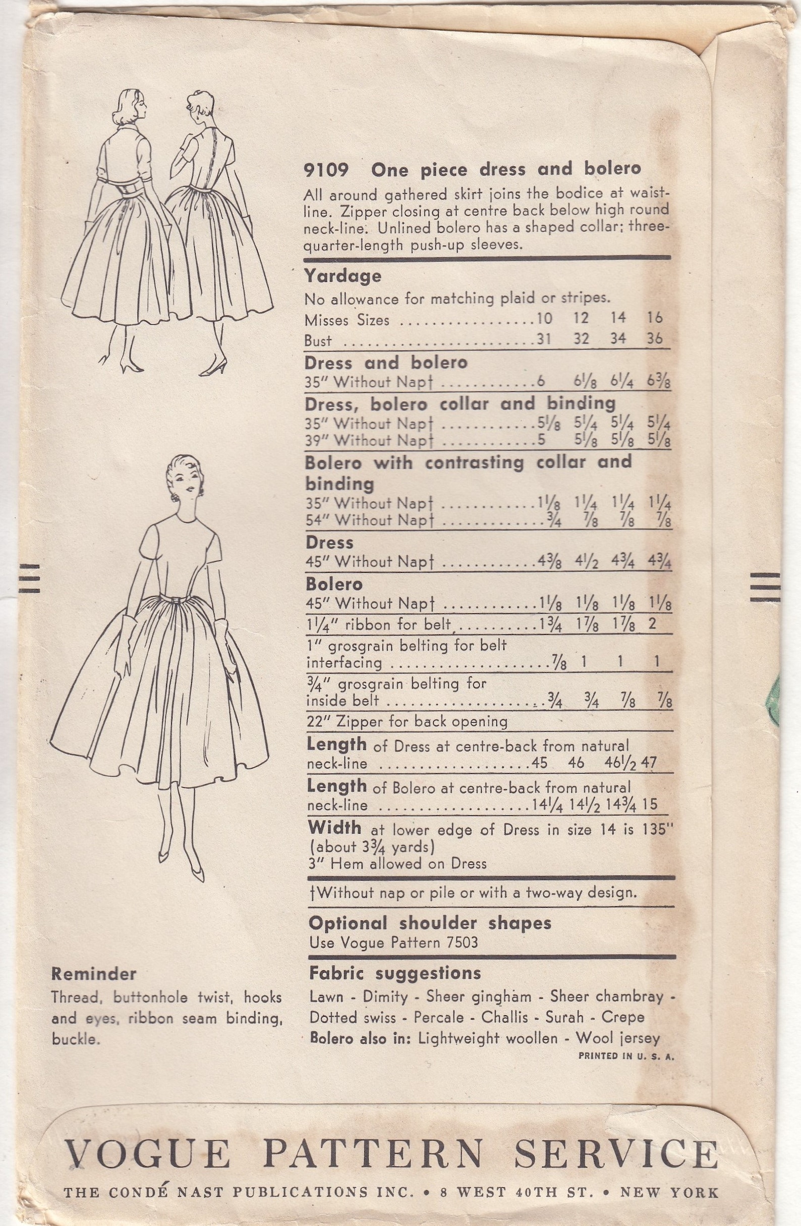 Vintage Dress Sewing Pattern PDF ; Sewing Pattern Video Tutorial ...