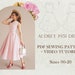 Audrey 1951 Dress ~vintage Style~ Digital A4 A0 PDF Sewing Pattern ...