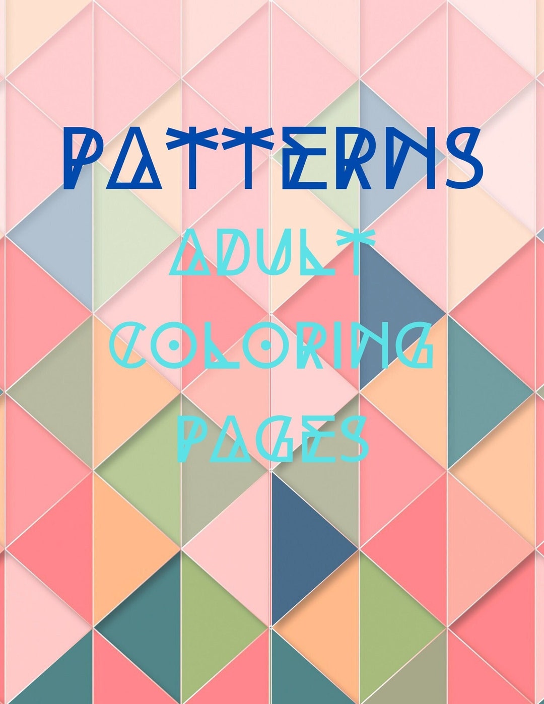 Patterns Adult Coloring Pages, Geometric, Digital and Printable ...