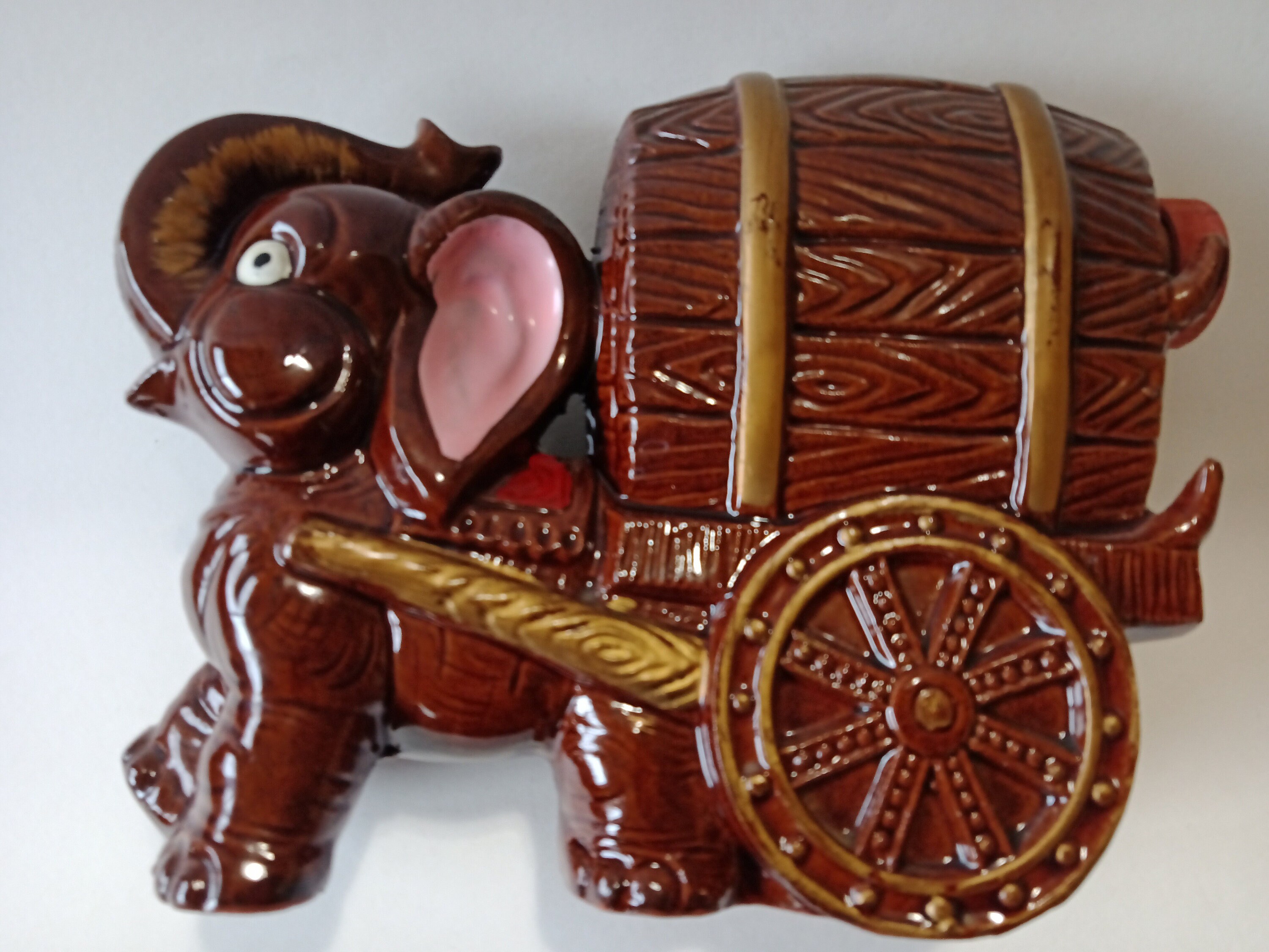 Rare Vintage Elephant Decanter Hand Painted Made in Japan - Etsy