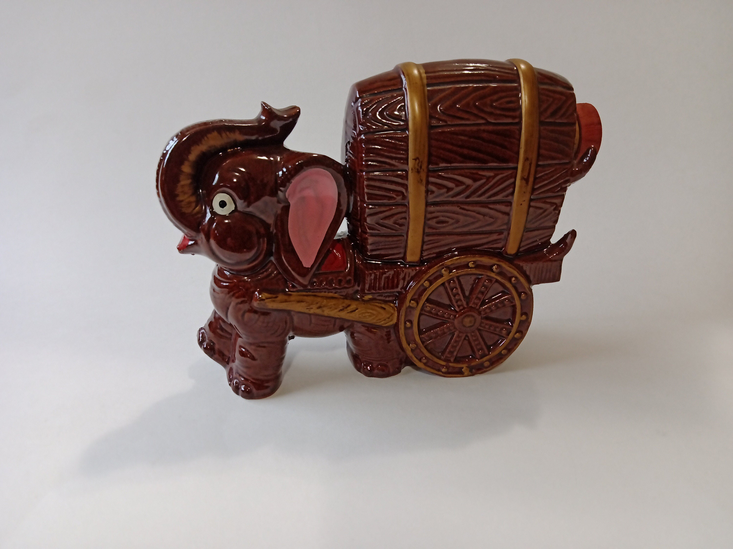 Rare Vintage Elephant Decanter Hand Painted Made in Japan - Etsy