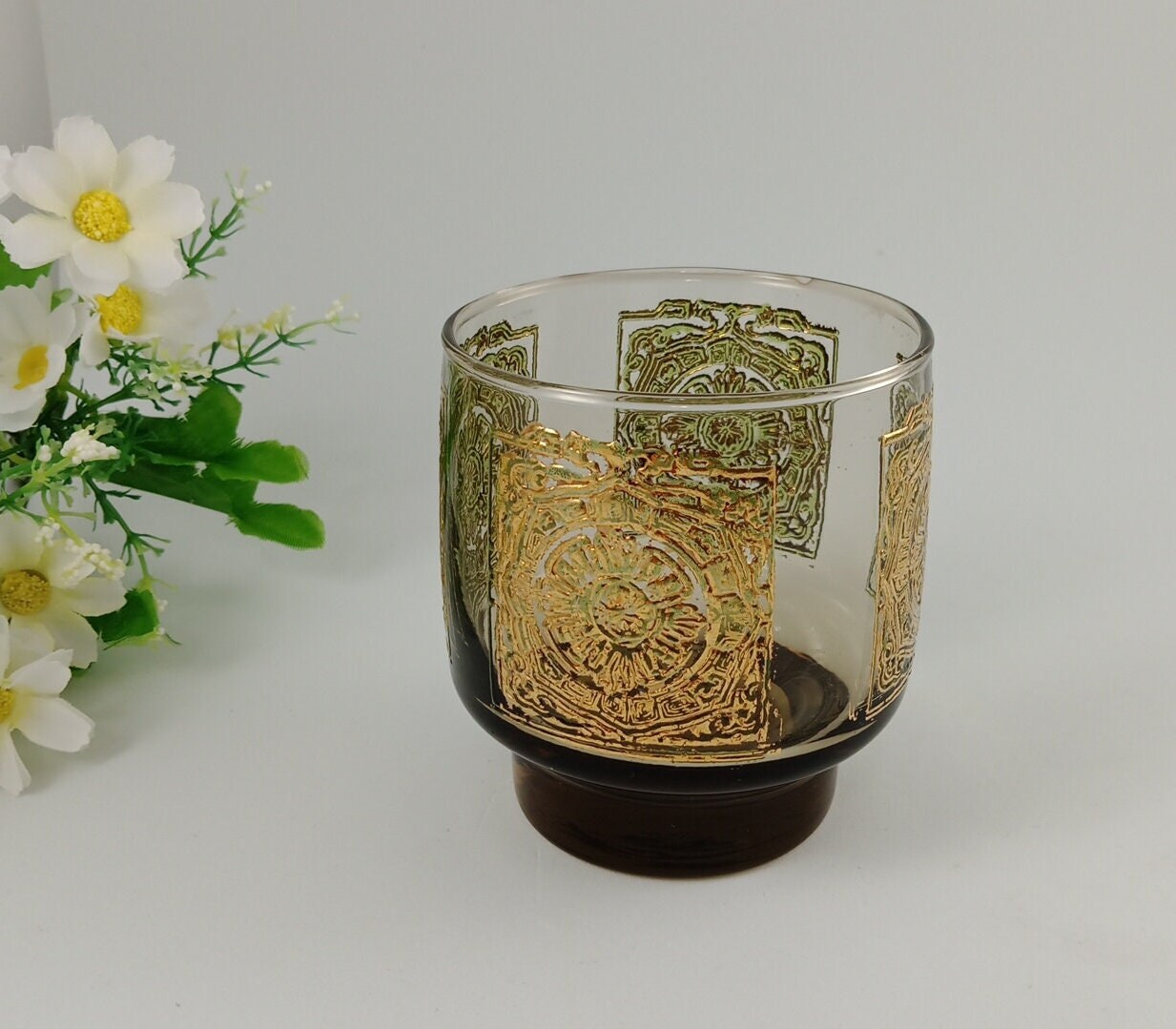 Set of 6 Vintage Libbey Elcyda Tumblers Low Ball Whiskey - Etsy