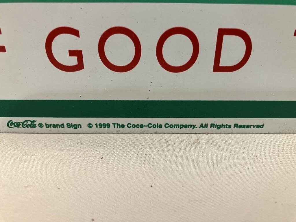 1990's Coca Cola Double Sided Metal Flange Sign Made in USA - Etsy