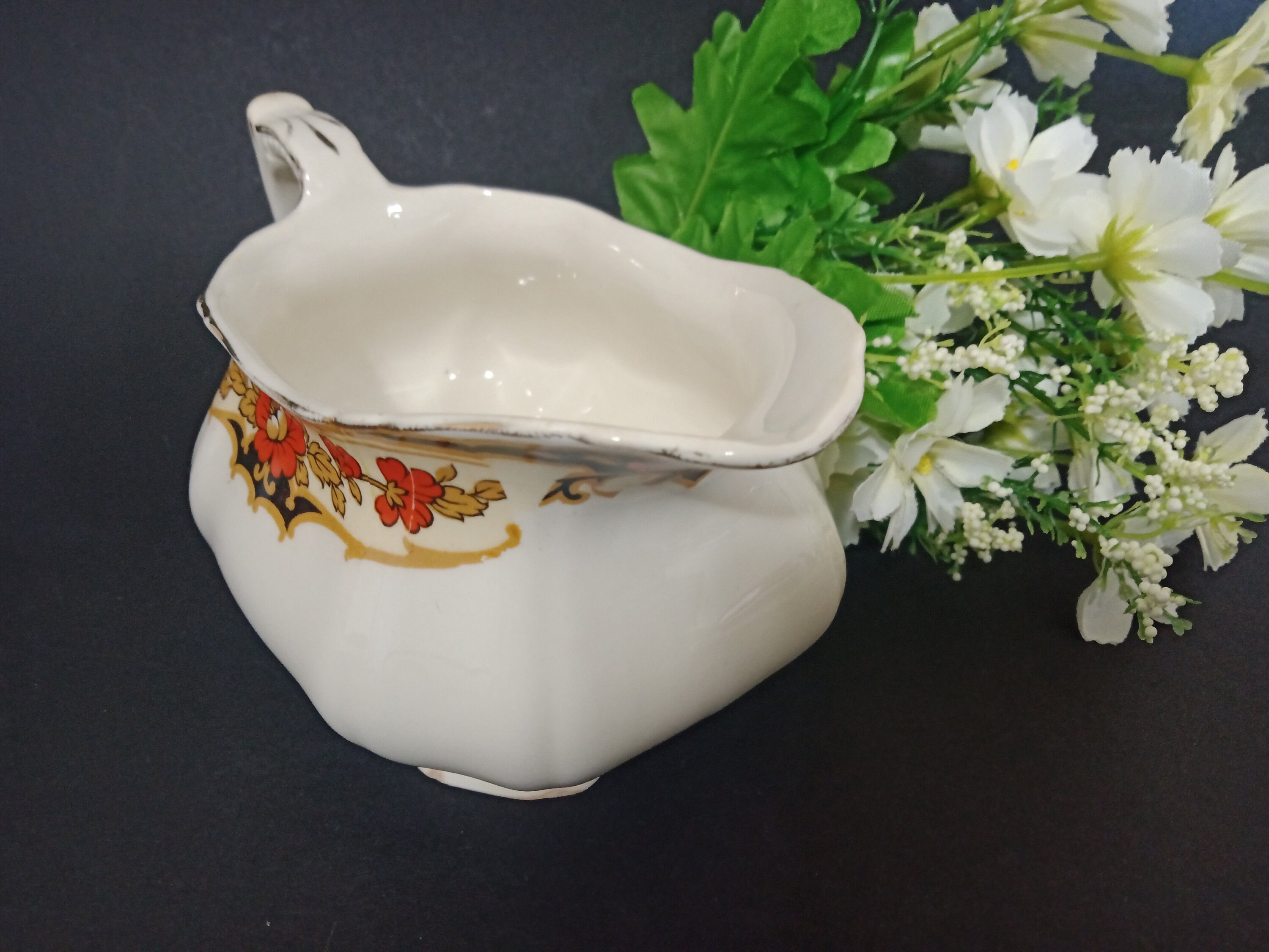 Vintage Creamer Alfred Meakin Harmony Shape Dunkirk Pattern Vintage ...