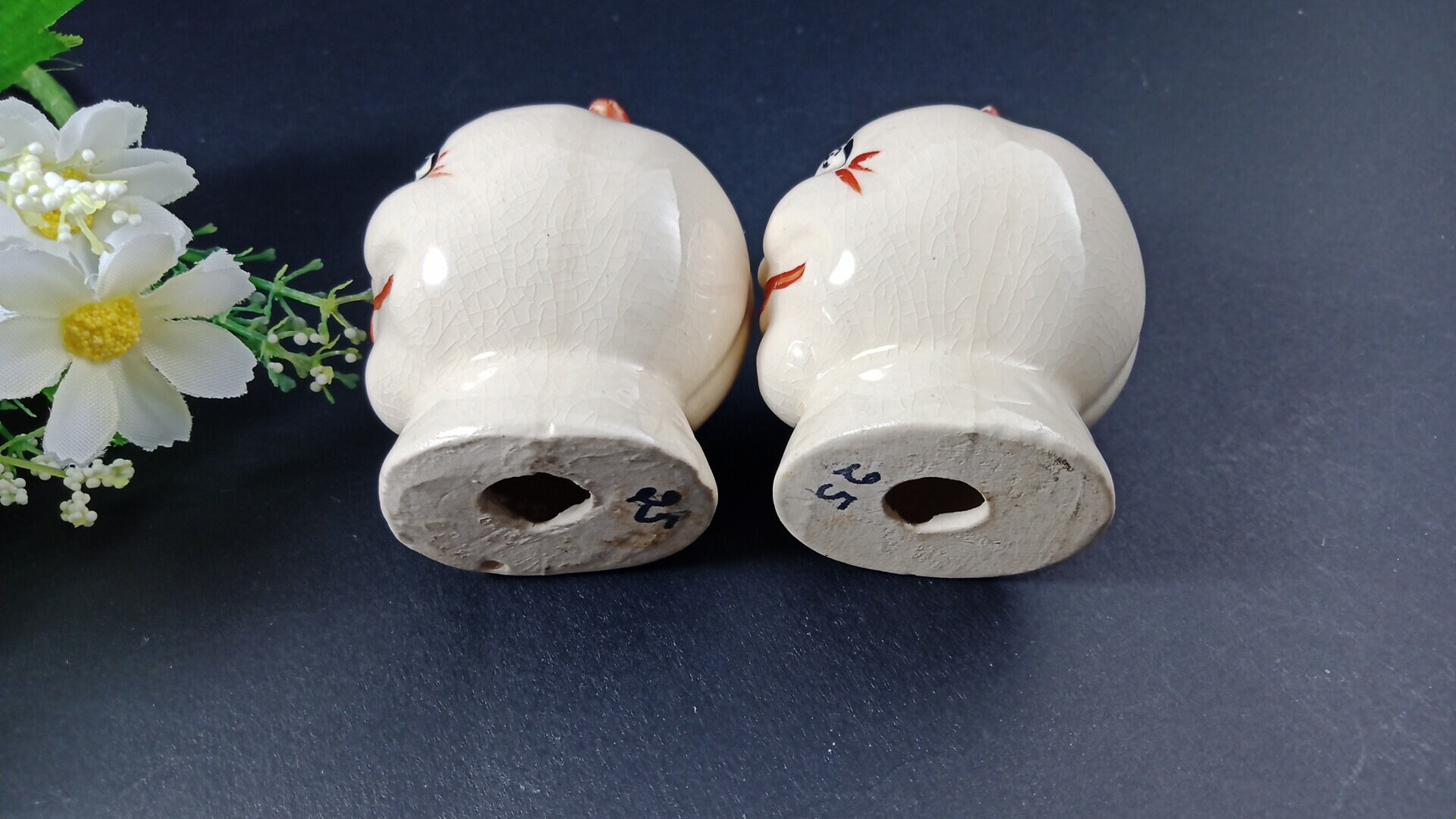 Vintage Anthropomorphic Onion Head Salt & Pepper Shakers Spice Shakers ...
