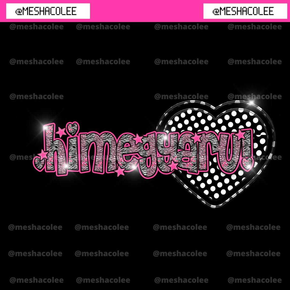Himegyaru Editable Gyaru Chrome Logo | Editable Pink Princess Gyaru ...