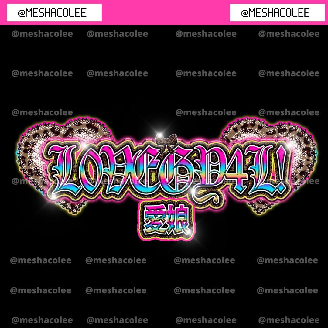 Editable Bling Gyaru Chrome Logo: Rhinestone Hearts (PSD) - Etsy Australia