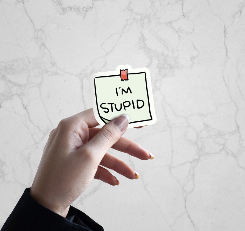 I'm Stupid SVG PNG JPG Digital Download Sticker Bundle Funny Meme ...