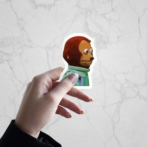 Monkey Side Eye Meme Sticker SVG PNG JPG Funny Meme Digital Download ...