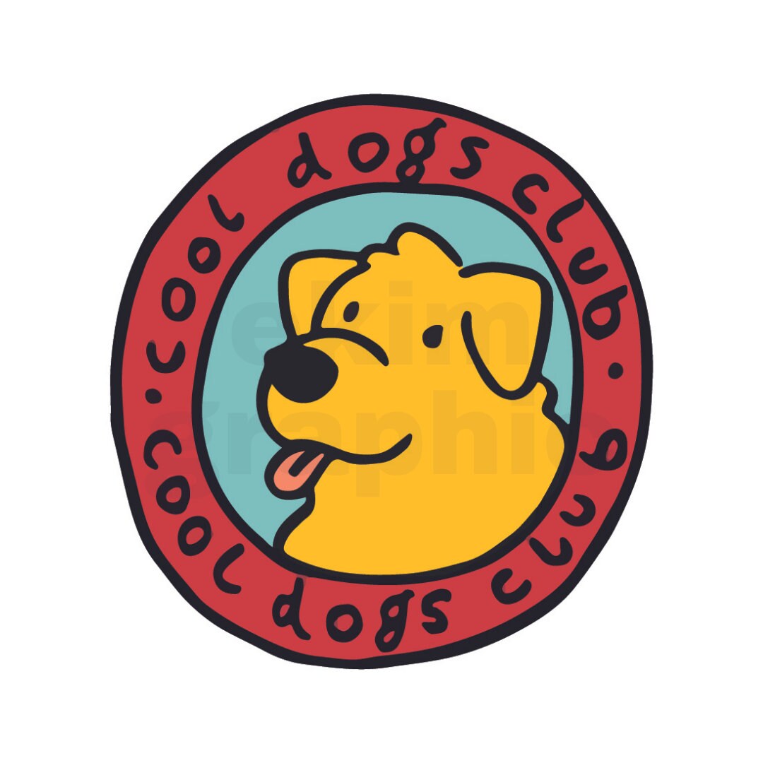 Cool Dogs Club SVG PNG JPG Digital Download Sticker T-shirt Design - Etsy