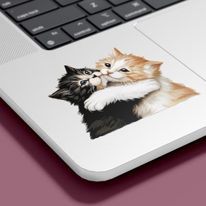 Hugging Cats SVG PNG JPG Cat Sticker Funny Meme Digital Download ...