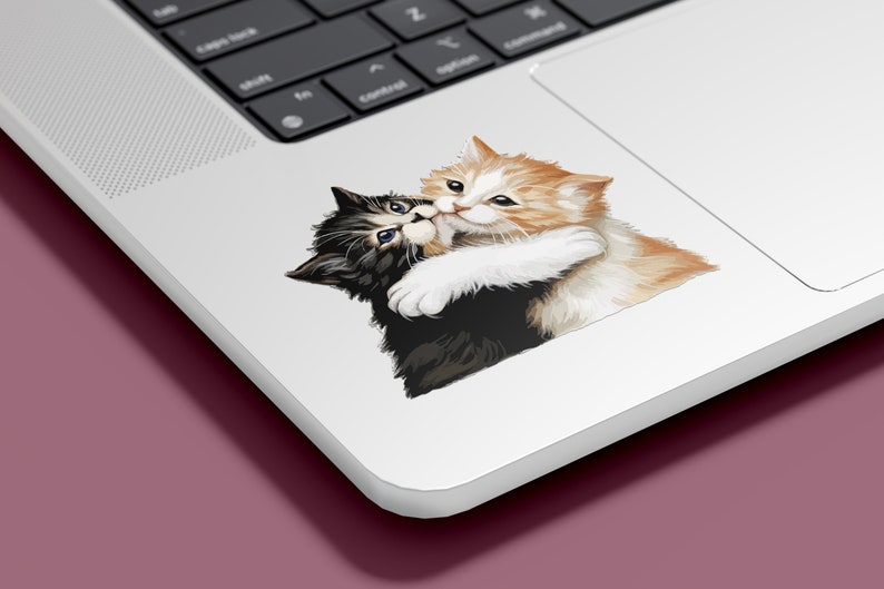 Hugging Cats SVG PNG JPG Cat Sticker Funny Meme Digital Download ...