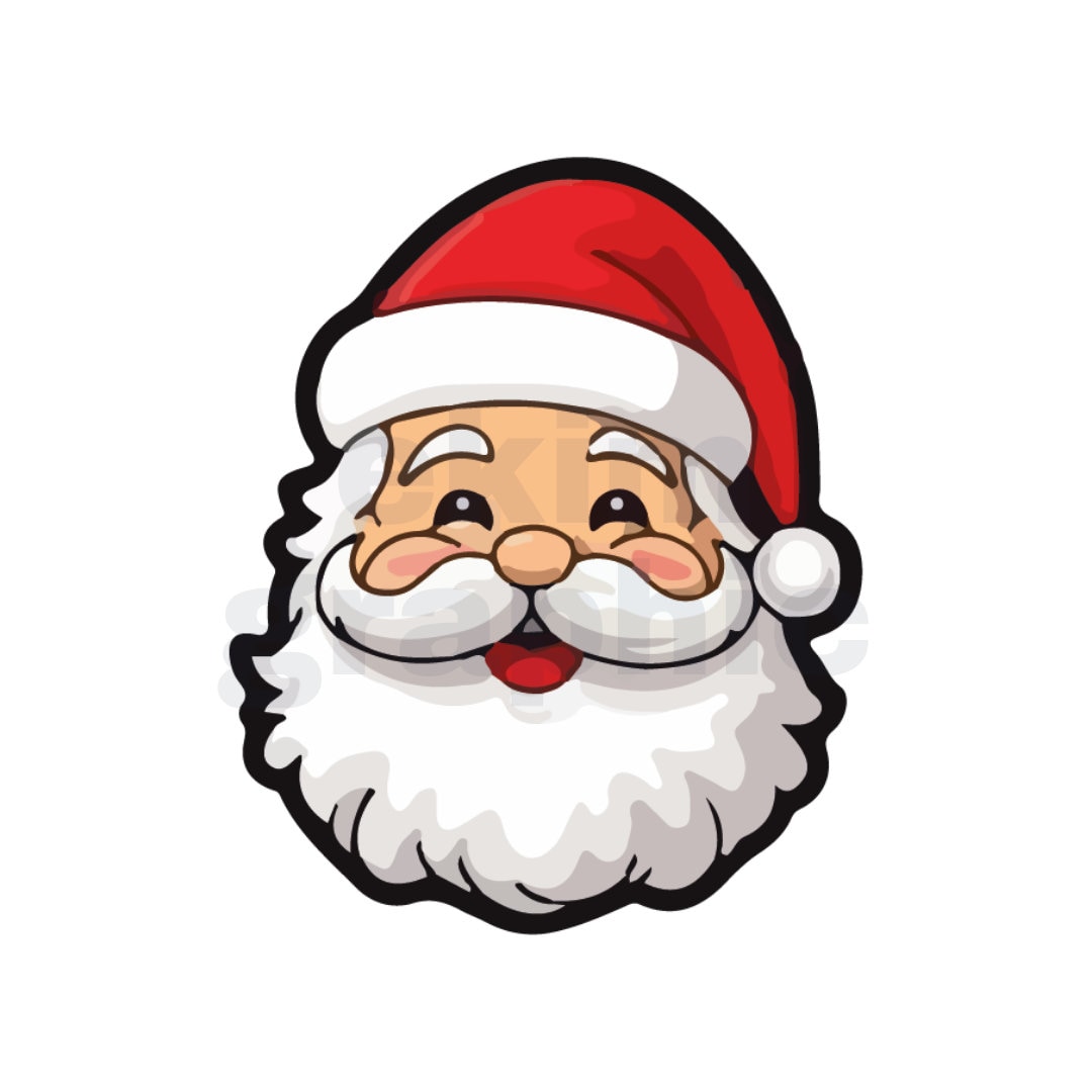 Santa Christmas SVG PNG JPG Digital Download Sticker - Etsy UK