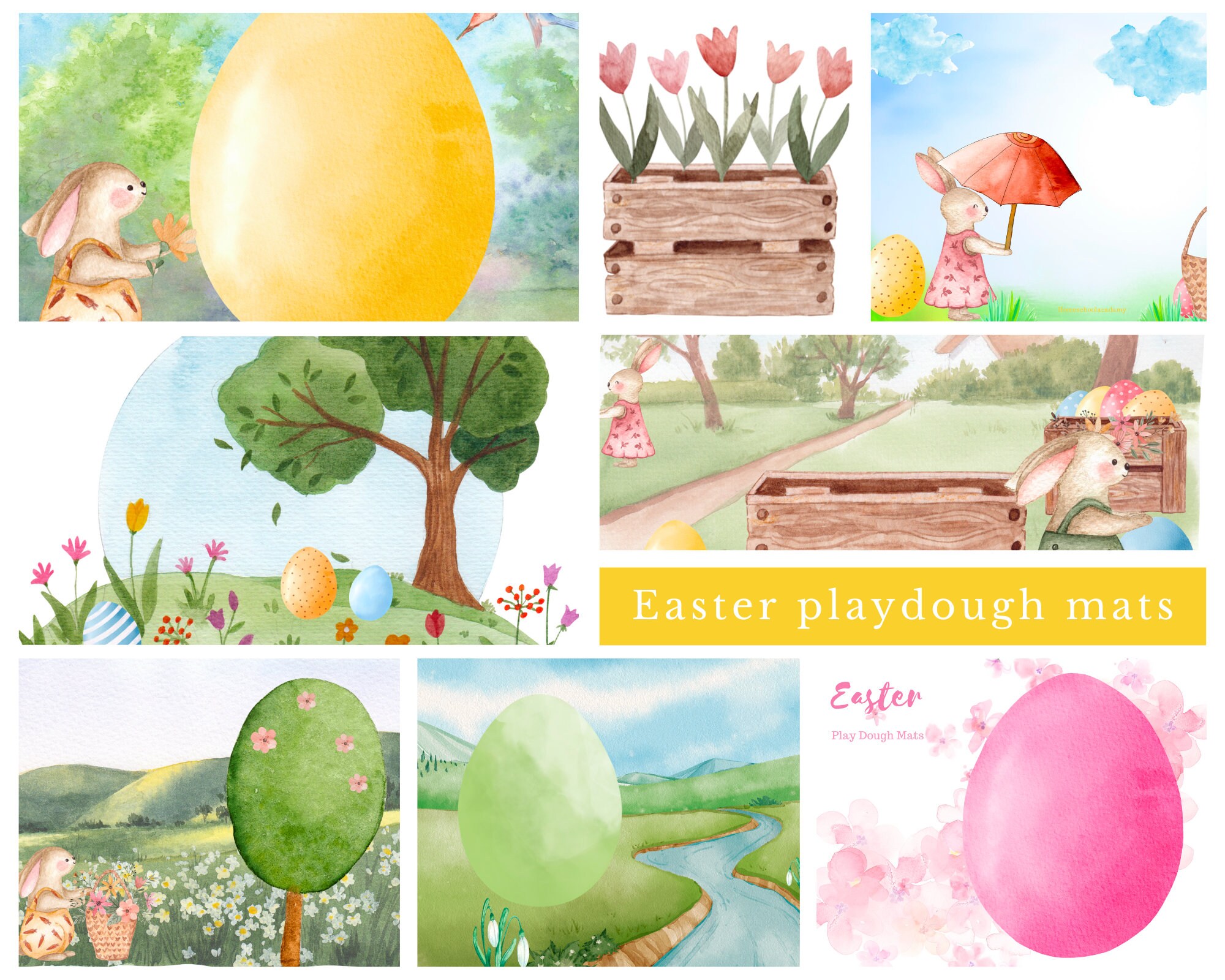 PLAY DOUGH ACTIVITY Mats, Gift for Kids, Busy Book Printable, Quiet ...