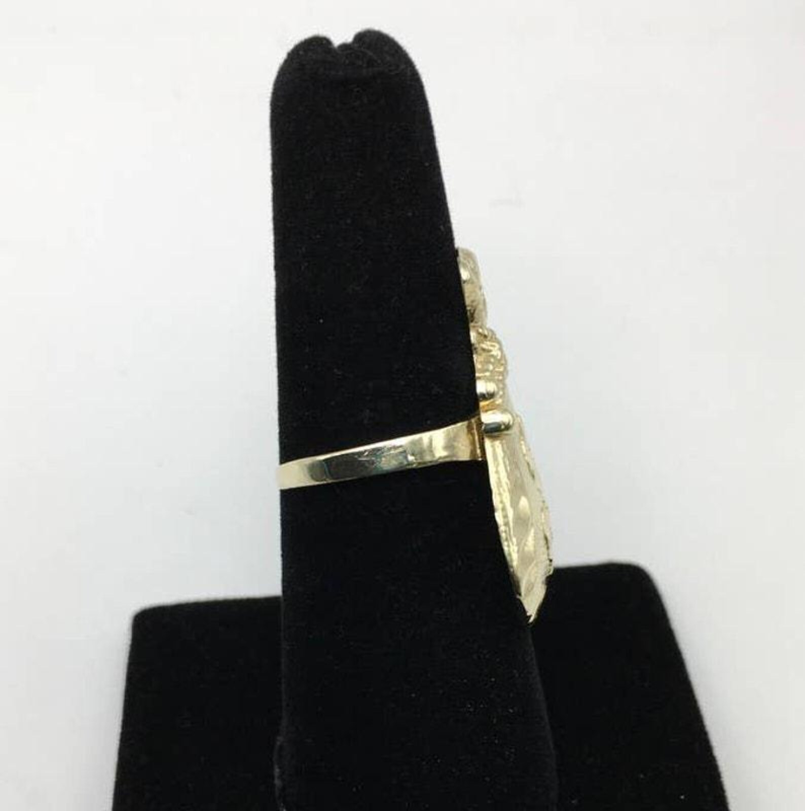 10K Yellow Gold Men's Ring With Money Bag Design Size 8 - Etsy