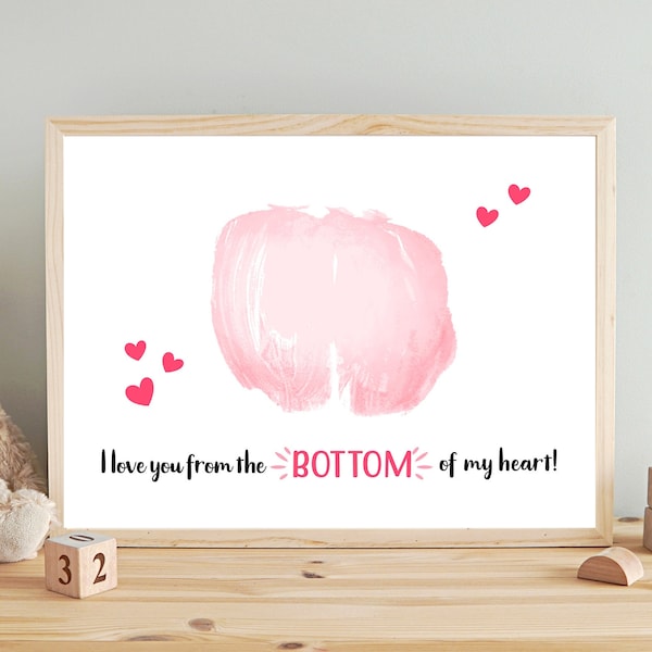 Handprint on Butt - Etsy