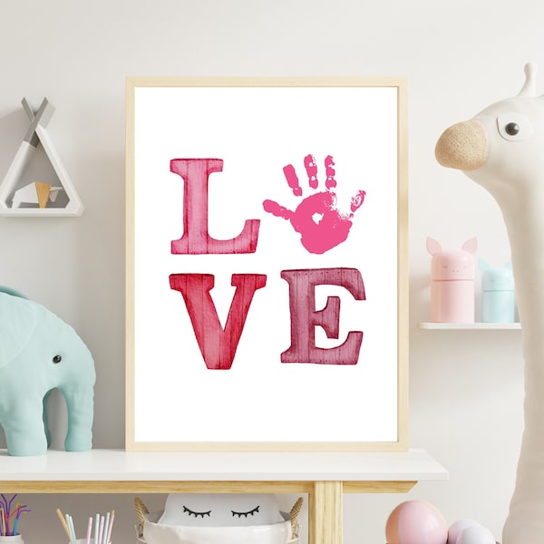 Love Handprint - Etsy