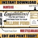 Congratulations Concert Ticket, Graduation Concert Ticket, Printable ...
