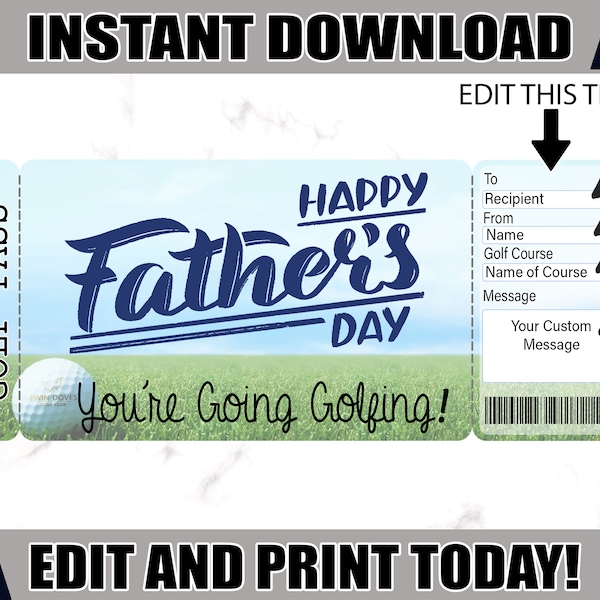 Fathers Day Golf - Etsy