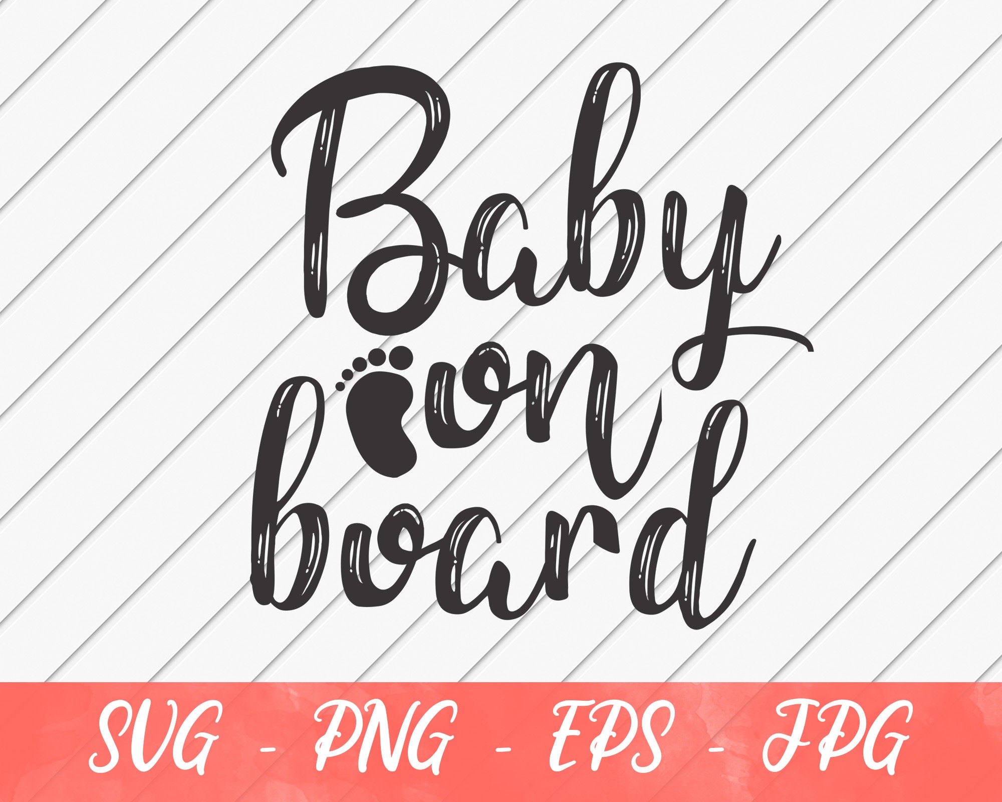 Baby on Board Svg New Baby Svg Baby Svg Baby Clothes Baby - Etsy