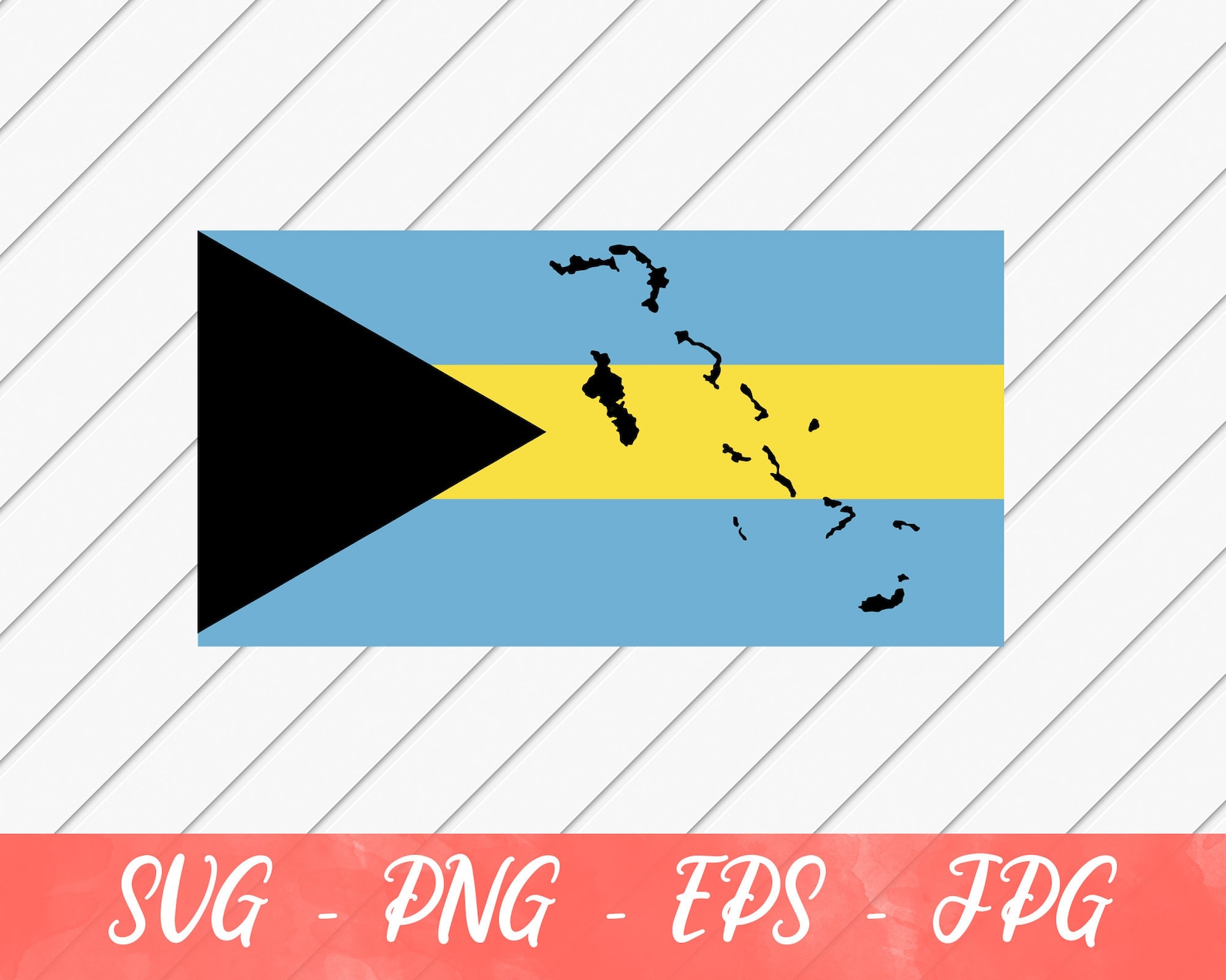 Bahamas Flag Svg Bahamas Svg Cruise Svg Vacation Shirt SVG - Etsy