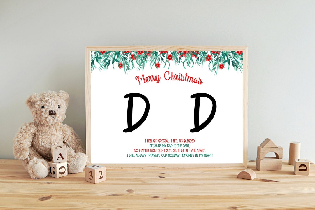 Merry Christmas Dad, Dad Handprint Art, Footprint Art, Dad Christmas ...