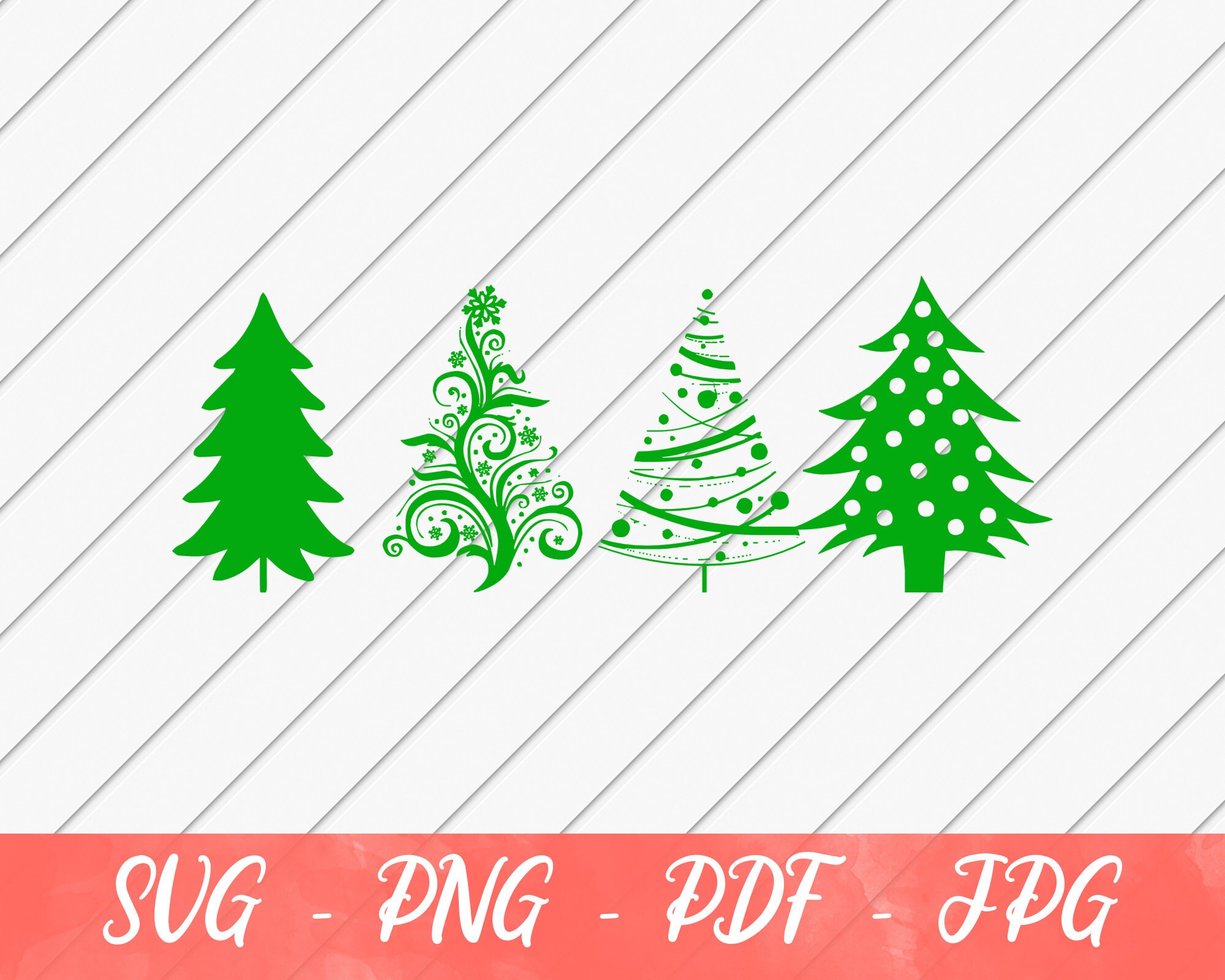 Christmas Tree Svg Bundle Christmas Svg Christmas Cut File - Etsy