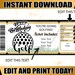 Golf Birthday Ticket, Printable Golf Gift Certificate Ticket, Editable ...