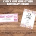 50th Birthday Candy Poster, Birthday Candy Sign, 50th Birthday Gifts ...