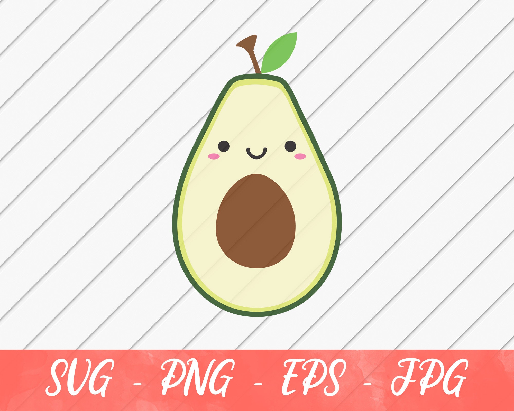Aguacate svg Aguacate png Aguacate feliz linda camisa svg - Etsy México