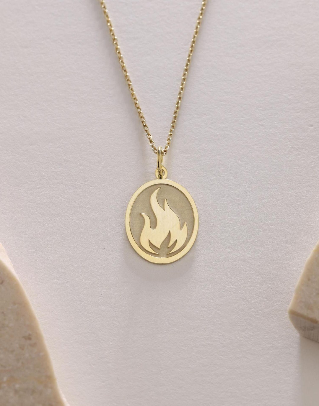 Fire Silver Pendant , Silver Fire Necklace , Fire Charm Silver ,fire ...
